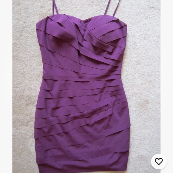 Gianni Bini | Dresses | Gianni Bini Purple Stretch Fitted Sleeveless ...